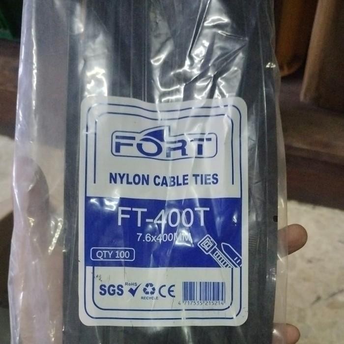 Jual Kabel Ties Cv 400 Fort 7.6Mm Gemuk Isi 100 Pcs ( Cable Tie / Ties ...