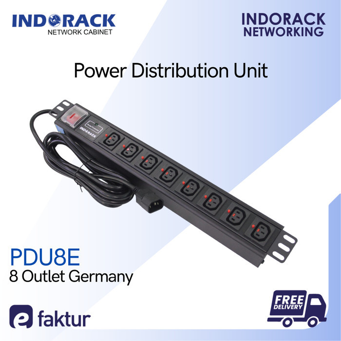 Jual Jual Indorack Pdu Power Distribution Unit 8 Europe Outlet Colokan Listrik | Shopee Indonesia
