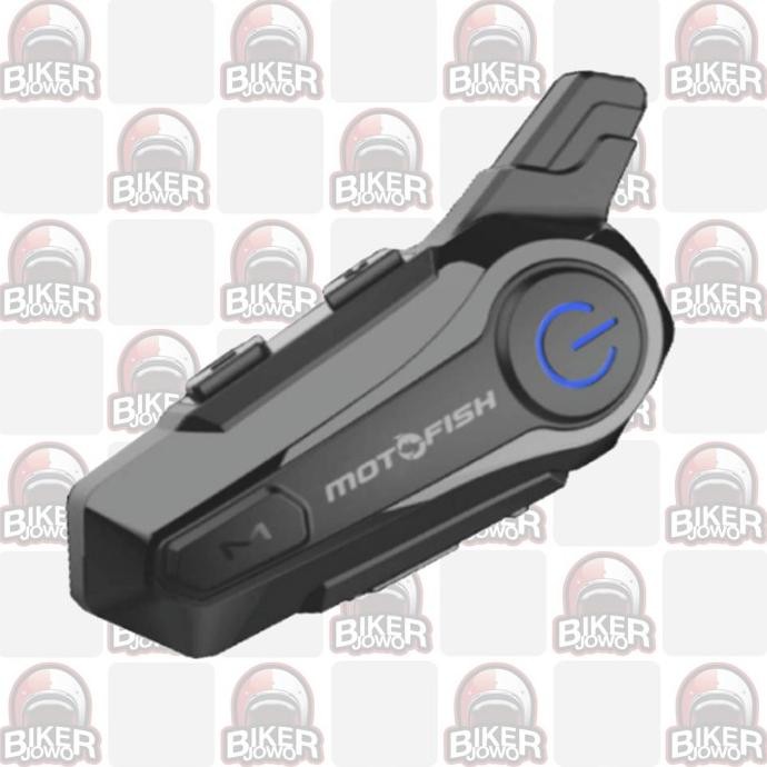 Jual ASLI MOTOFISH E1 INTERKOM MOTOR BLUETOOTH INTERCOM MOTORCYCLE ...