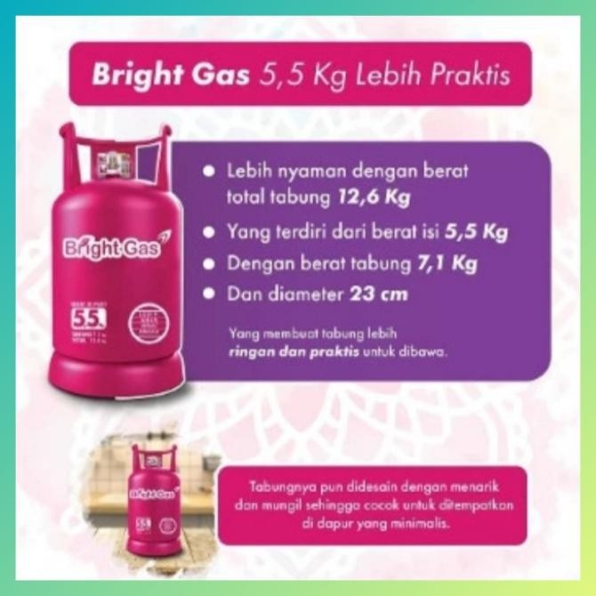 Jual Tabung Gas 5,5 KG Bright Gas | Shopee Indonesia