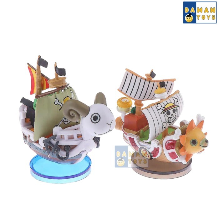 Jual Miniatur Kapal One Piece Going Merry Thousand Sunny Figure ...