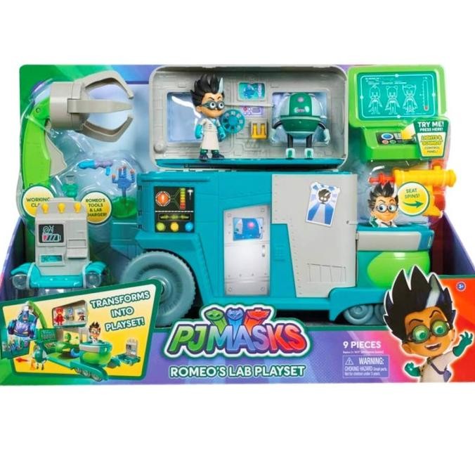 Jual PJ Masks Romeo's Lab Playset Original Just Play | Shopee Indonesia