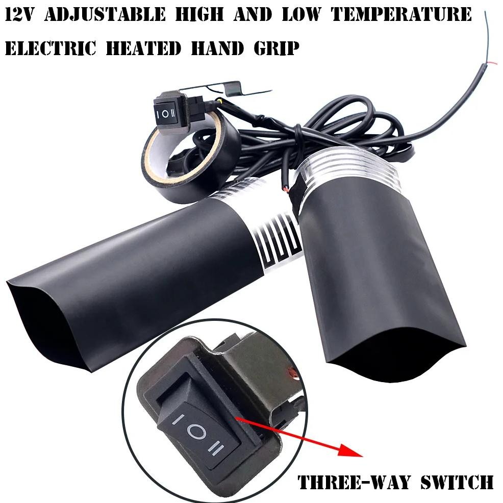 Jual universal heated grips 12v motorcycle electric heating handle kit ...