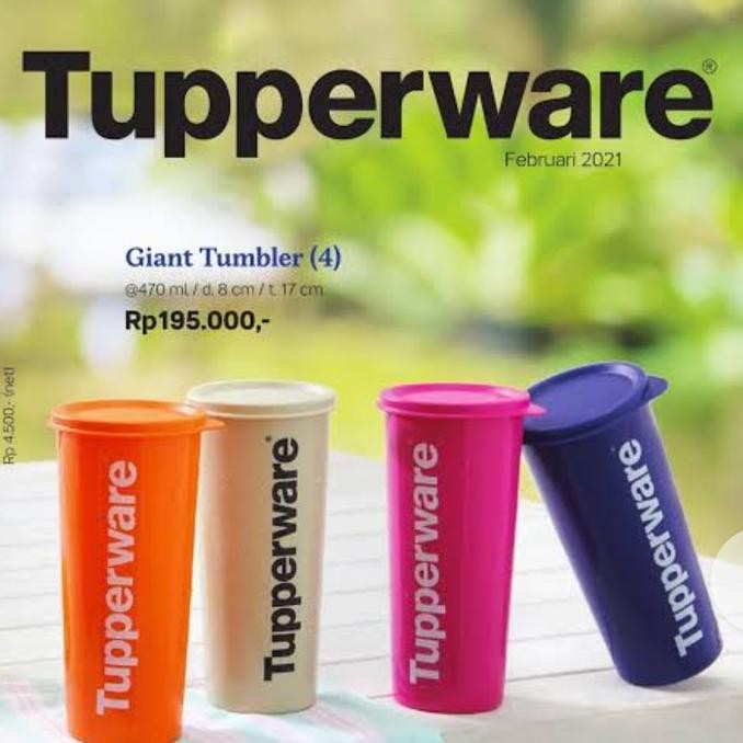 Jual giant tumbler tupperware 470ml | Shopee Indonesia