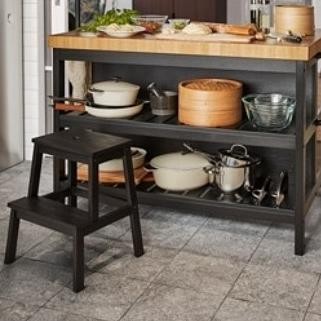 Jual Bangku Kayu Aspen Kokoh Minimalis Dua Undakan KEA Original 50cm ...