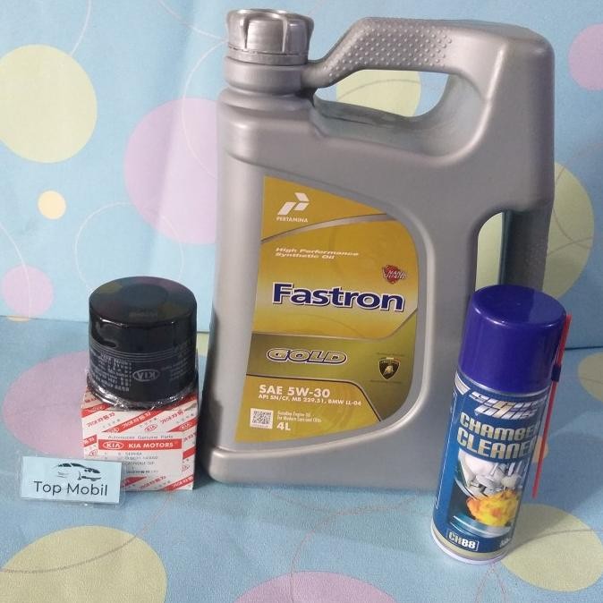 Jual Paket Oli Mesin Fastron Gold 5W-30 Timor S 515 (3) Original Dan ...