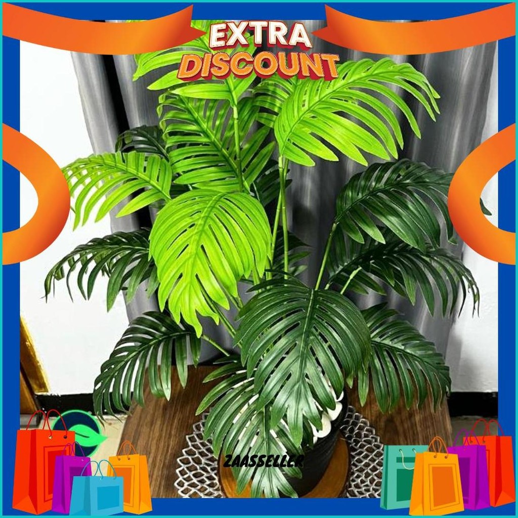Jual Palem Plastik Daun Palem Artificial Pohon Palm Palsu Dekorasi ...