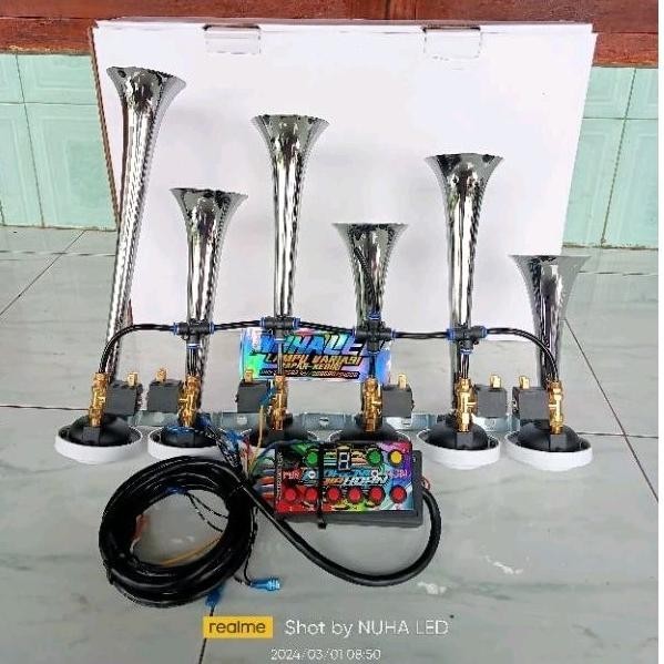 Jual Maca Original Basuri Cina 6 Corong Ms7 35 Nada Angklung 12V/24V ...