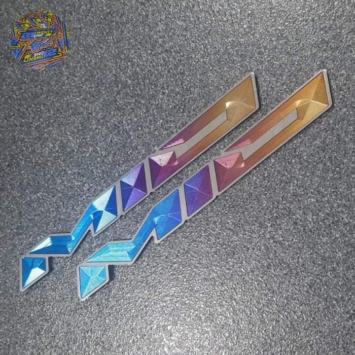 Jual Emblem Body Titanium Vietnam Mio Sporty Smile Soul Mio J Gt M3 ...