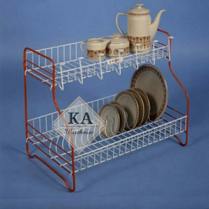 Jual Terbaru Rak Piring Besi / Rak Besi Master Susun 2 (Gojek/Grab ...