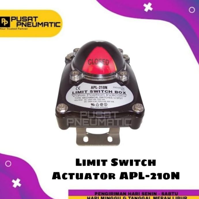 Jual APL-210N LIMIT SWITCH BOX ACTUATOR VALVE POSITIONER INDICATOR ...