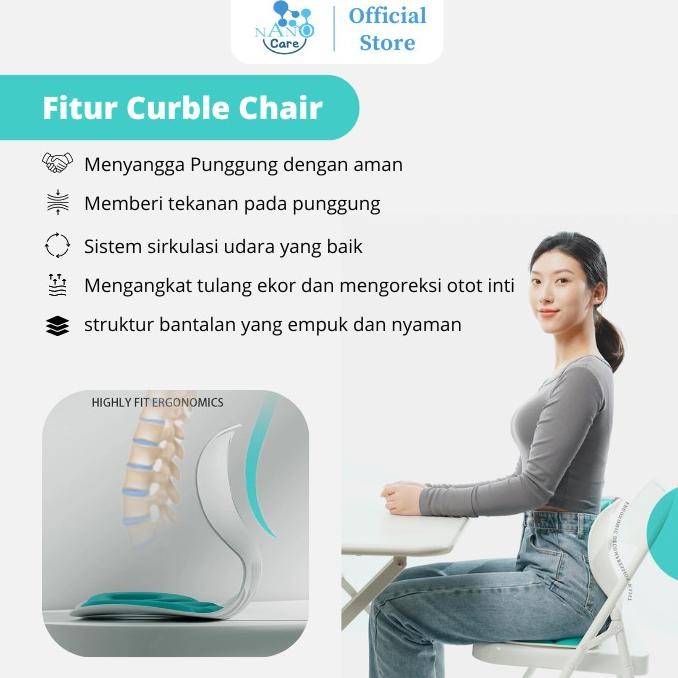 Jual Curble Chair Grand / Sandaran Kursi Penyangga Punggung / Curble ...