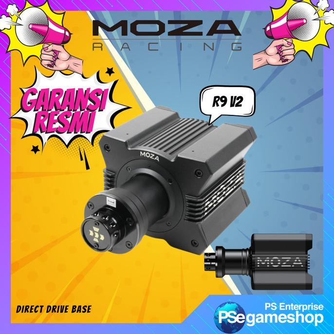 Jual PROMO MOZA RACING R9 V2 DIRECT DRIVE BASE | RACING SIMULATOR WHEEL ...