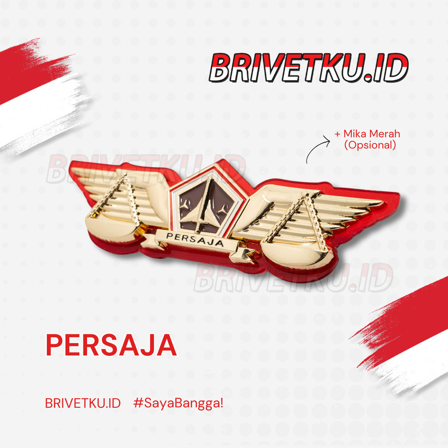 Jual Pin/Brivet PERSAJA Exclusive | Shopee Indonesia