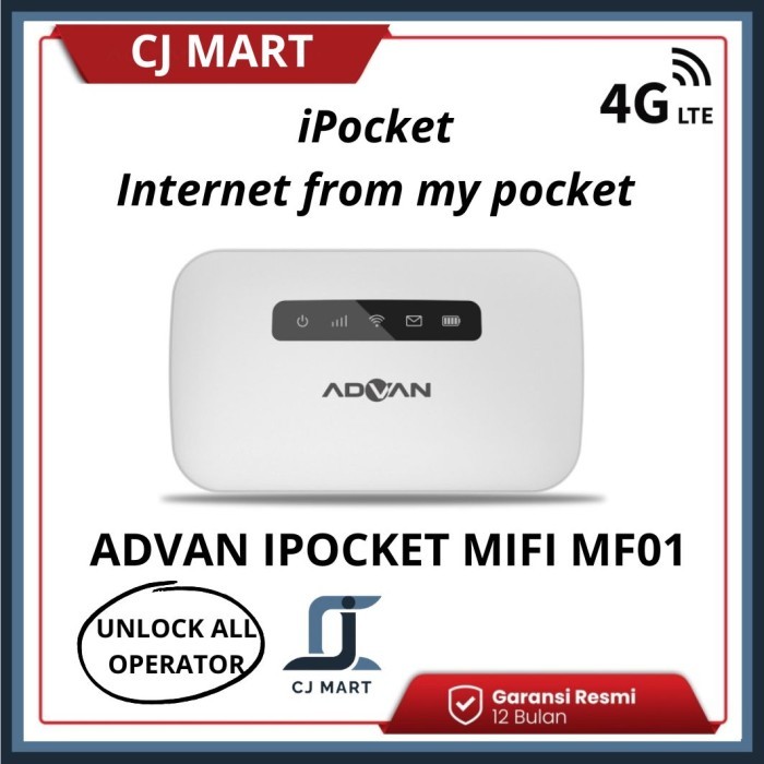 Jual Modem ADVAN Ipocket MIFI MF01 Unlock All Operator Modem Mifi ...