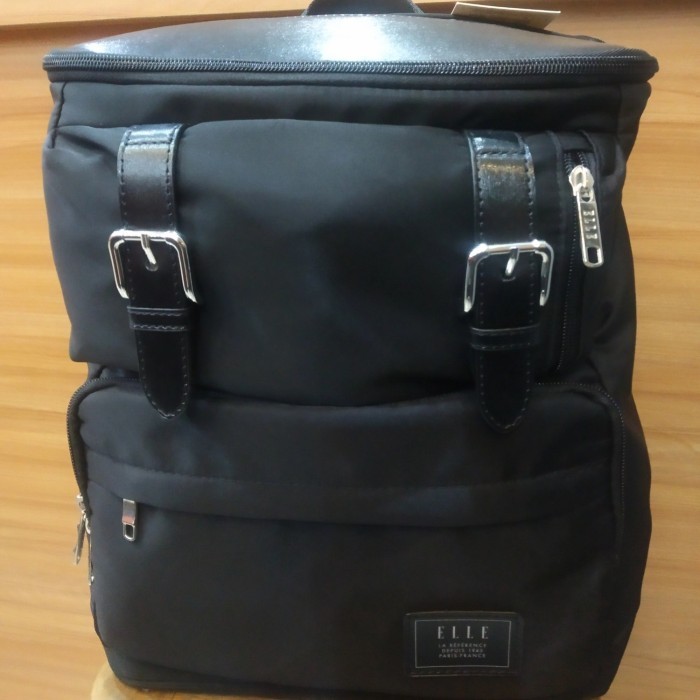 Jual backpack tas ransel laptop Elle original authentic hitam | Shopee ...