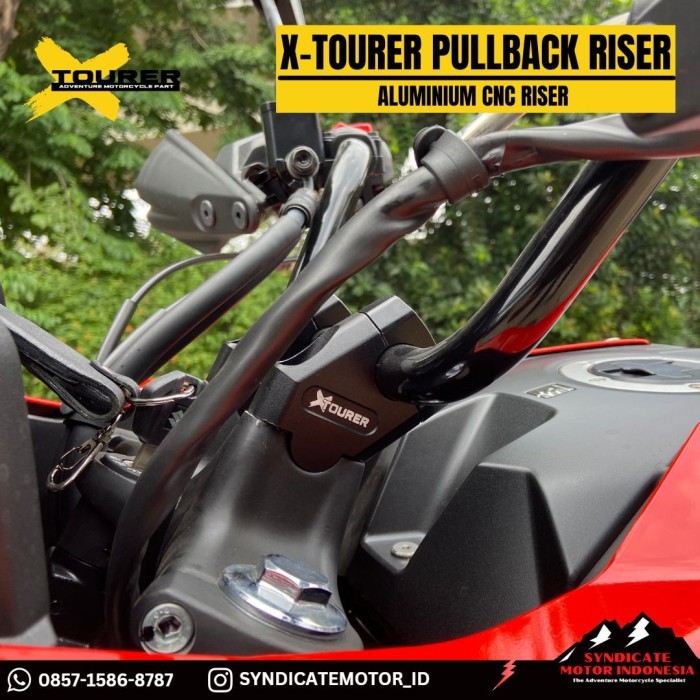 Jual X-Tourer Pullback Riser / Peninggi Stang Suzuki V-Strom 250 SX ...