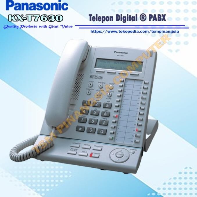 Jual Telepon Panasonic KX-T7630 Telephone Digital PABX | Shopee Indonesia