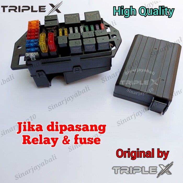 Jual kotak relay box rellay 4kaki 5kaki mini standar campur mix rumah ...