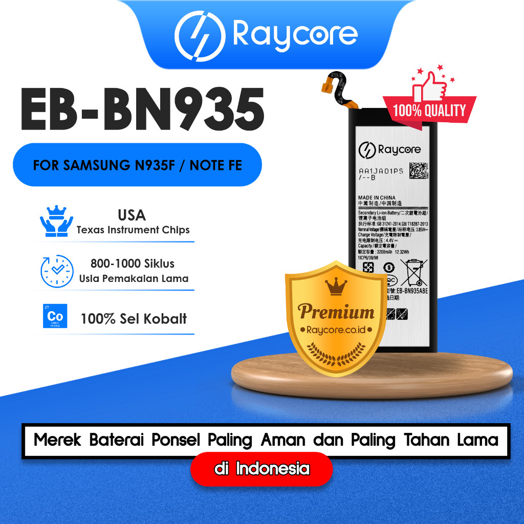 Jual Raycore - Baterai EB-BN935 FOR SAMSUNG N935F / NOTE FE | Shopee Indonesia