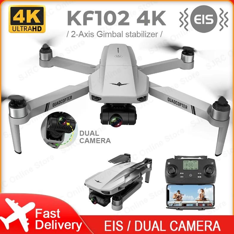 Jual sjrc kf102 drone 4k profesional gps hd camera kf102 max drones 2 ...
