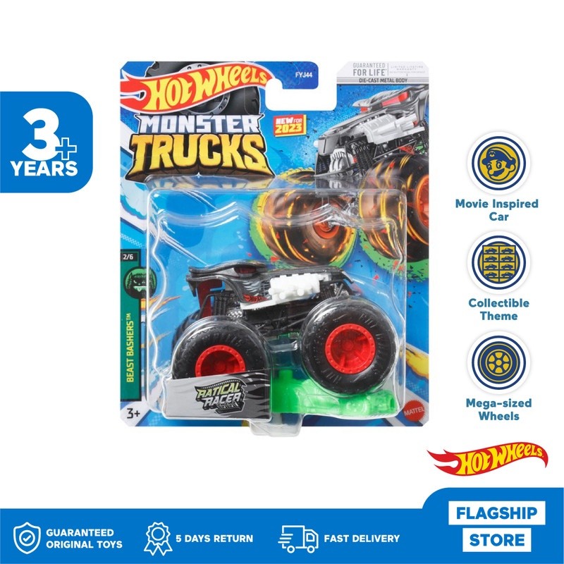 Jual Hot Wheels Monster Trucks 2023 Ratical Racer - Mainan Mobil Balap | Shopee Indonesia