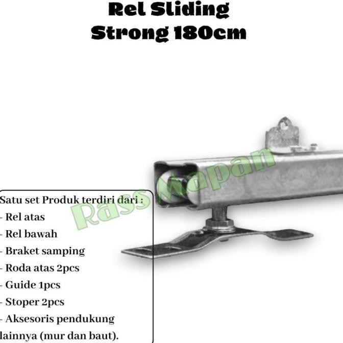 Jual Rel Sliding / Rel Track / Rel Track Sliding untuk Pintu Kayu ...