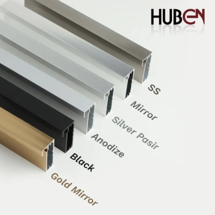 Jual Profil Frame Handle Alumunium Aliminium HUBEN FA 128 FA128 FA-128 ...