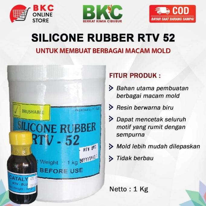 Jual Promo SILICONE RUBBER RTV-52 Untuk Membuat Berbagai Macam Model ...