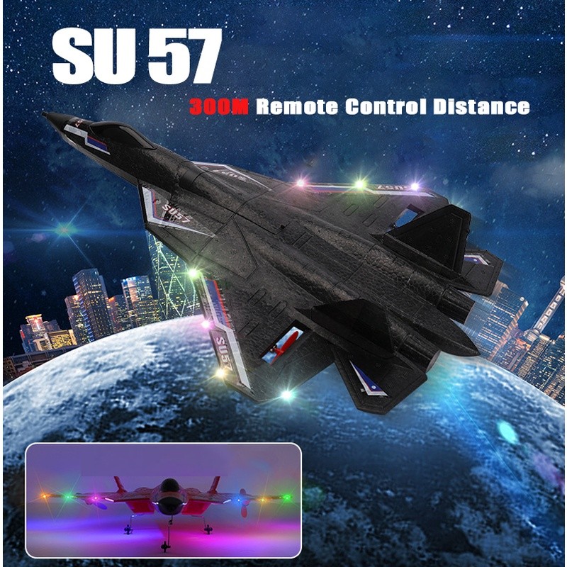 Jual Pesawat RC SU57 2.4G Radio Remote Control Pesawat Dengan Sayap ...