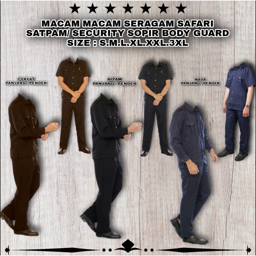 Jual Baju Seragam seragam satpam terbaru,baju safari security,seragam safari security,seragam ...