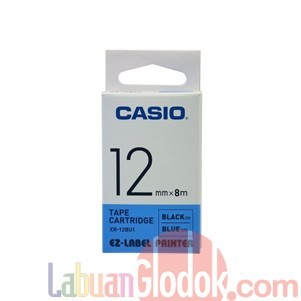 Jual Limited Label Printer Xr-12We1 2Mm Black On White Tape Label Casio/Casio 12Mm | Shopee ...