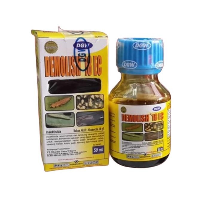 Jual Demolish 18Ec Insektisida Racun-Obat Hama Tanaman Demolis 18 Ec 50 ...