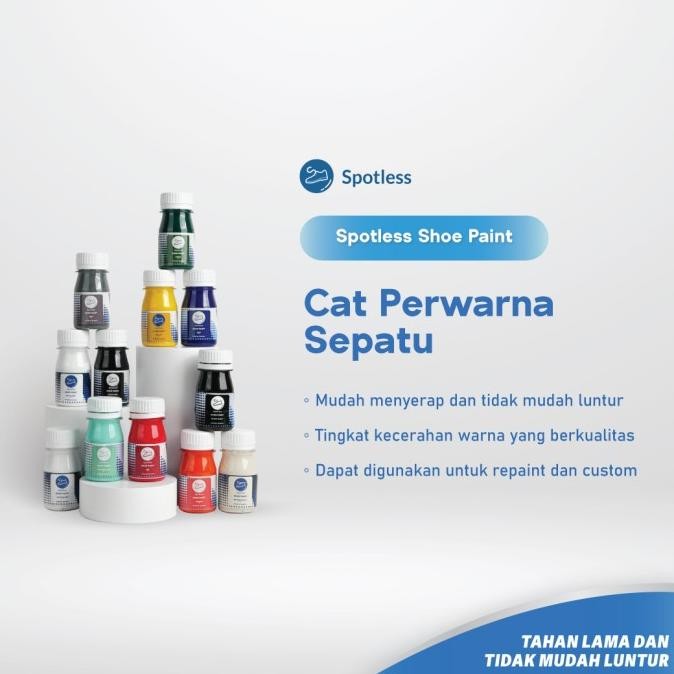 Jual SPOTLESS SHOE PAINT - CAT REPAINT WARNA SEPATU/TAS/TOPI WATER ...
