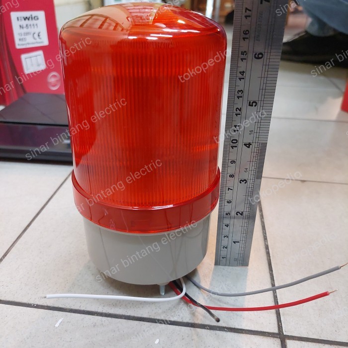 Jual Warning Light / Sirine Led Multi Volt ( 220Vac/24Vac/24Vdc/12Vac ...