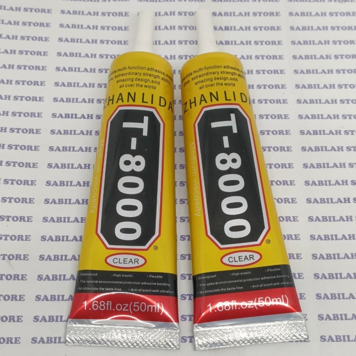 Jual LEM PEREKAT LCD TOUCHSCREEN ZHANLIDA T8000 T-8000 PUTIH BENING 50ML | Shopee Indonesia