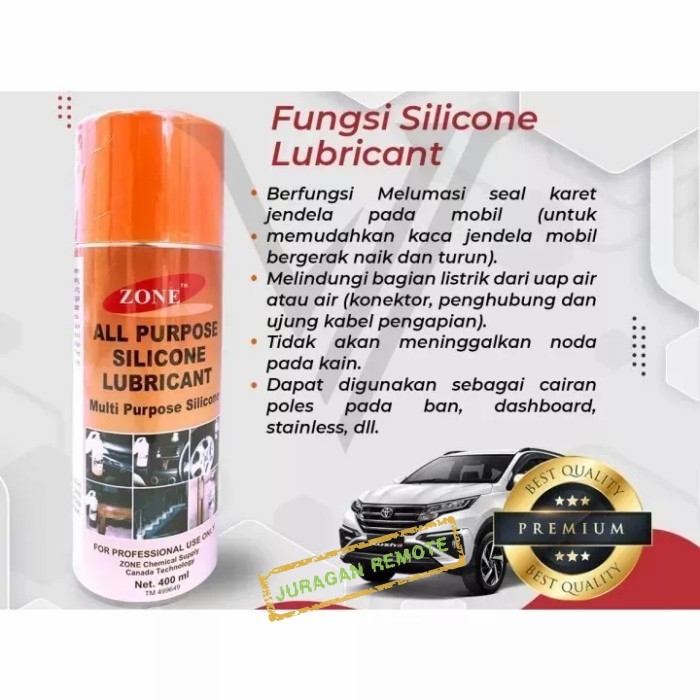 Jual Silikon Silicone Spray Pelumas Karet Kaca Power Window Mobil 400ml | Shopee Indonesia