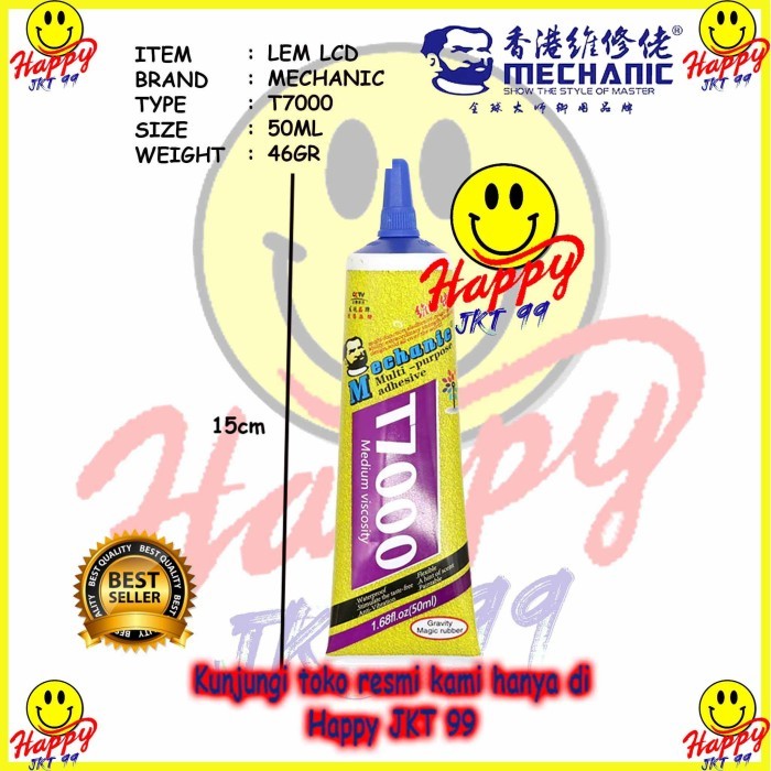 Jual LEM LCD LAYAR TOUCHSCREEN MECHANIC T7000 50ML | Shopee Indonesia