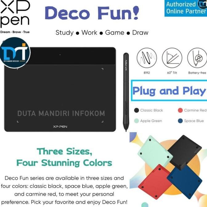 Jual Xp Pen Deco Fun Series Xs I S I L - Graphic Drawing Pen Tablet ...