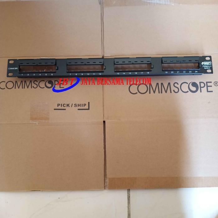 Jual Amp frame patch panel 24port/blank panel 24port AMP commscope ...
