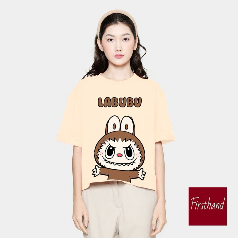 Jual Kaos Labubu Crop Top Baju Oversize Crop Original Bangkok Labubu ...