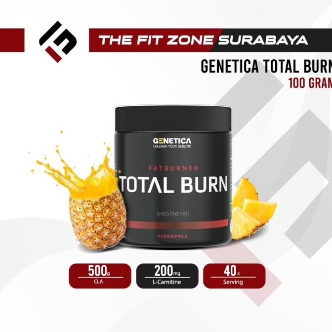 Jual GENETICA TOTAL BURN 40 SERVINGS FAT BURNER ORIGINAL DAN TERPERCAYA ...