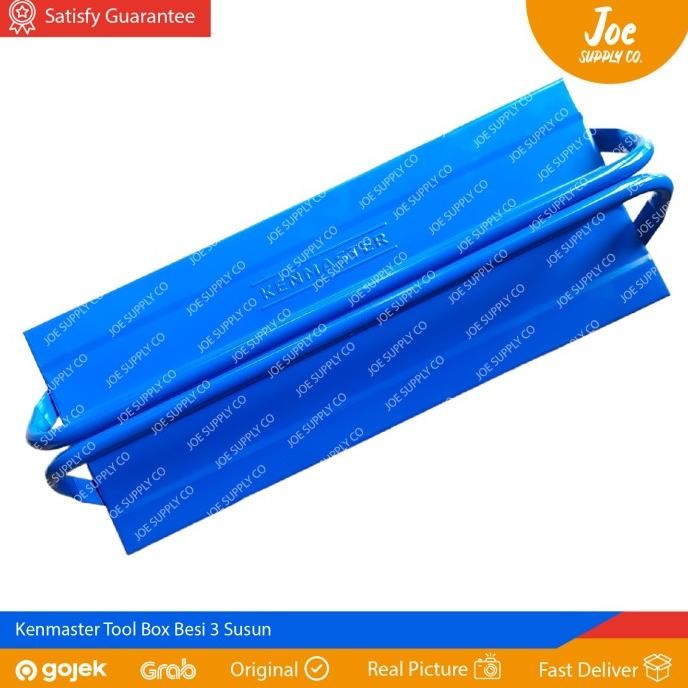 Jual Kenmaster Tool Box Besar 3 Rak Susun Toolbox Besi - Box Perkakas ...