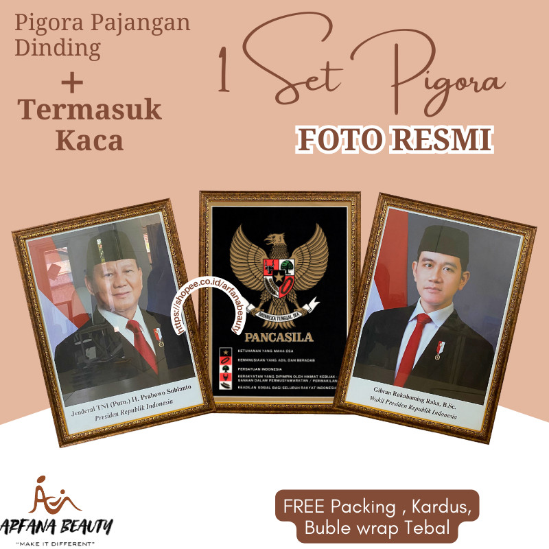 Jual GAMBAR FOTO POSTER PRESIDEN DAN WAKIL INDONESIA PRABOWO GIBRAN ...