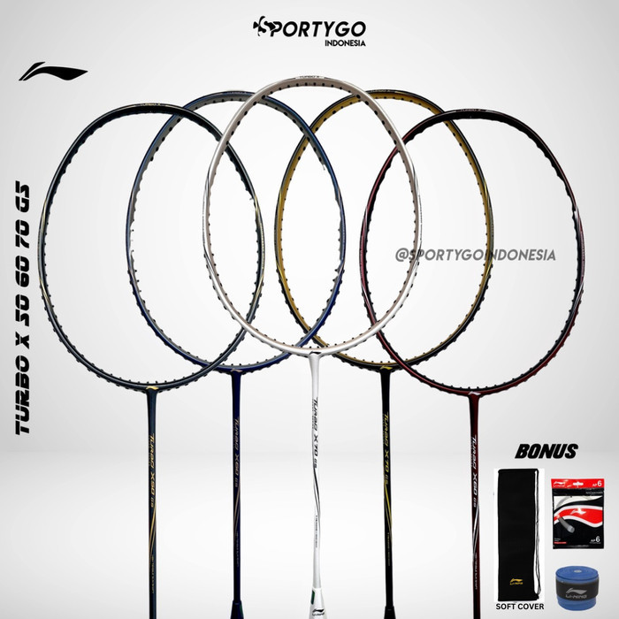 Jual Raket Lining TURBO X 50 60 70 G5 Badminton Original | Shopee Indonesia