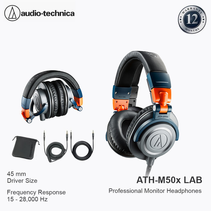 Jual Audio-Technica ATH-M50x LAB Professional Monitor Headphones ...