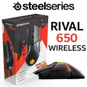 Jual Steelseries Rival 650 Wireless Gaming Mouse | Shopee Indonesia