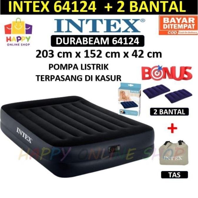 Jual INTEX KASUR ANGIN - KASUR INTEX DURABEAM REST RAISED AIRBED ...