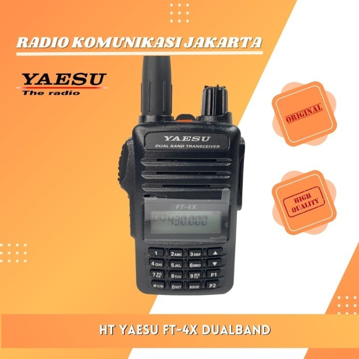 Jual Original Ori HT Yaesu FT4X FT4XR FT4 FT-4X Dualband | Shopee Indonesia