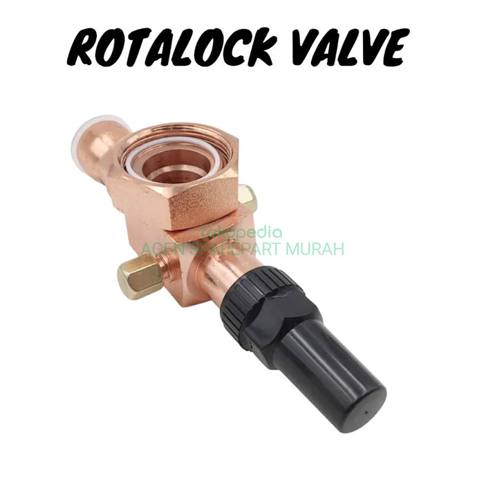 Jual ROTALOCK VALVE COMPRESSOR ROTALOCK VALVE REFRIGRANT 3/8 1" HEMAT ...